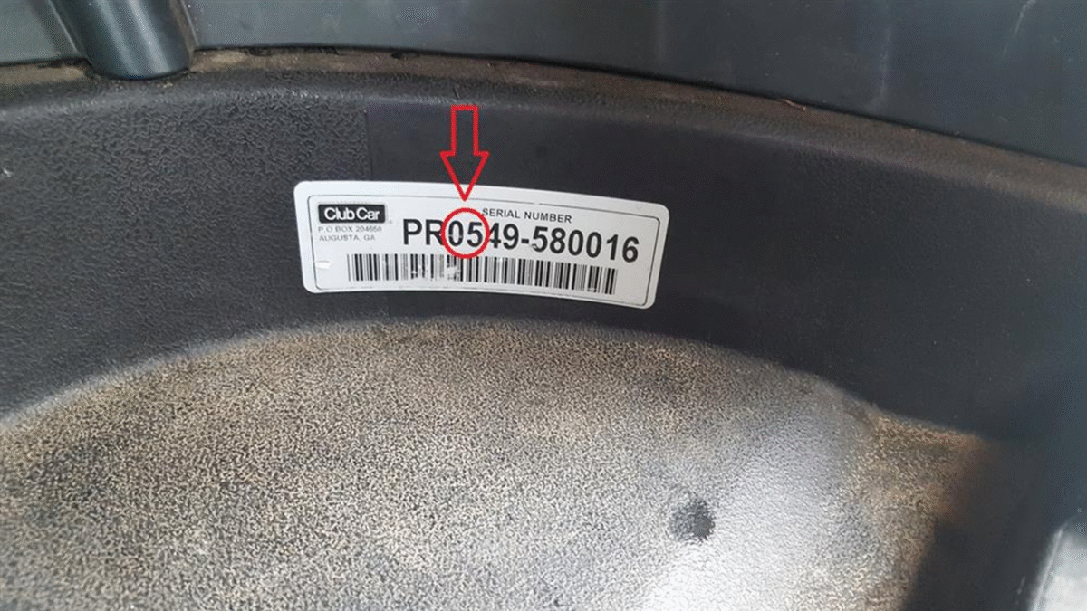 Club Car Serial Number Lookup Guide | Electric Golf Cart -Golf Cart ...